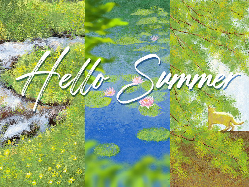 Hello Summer_rebbit-站酷ZCOOL