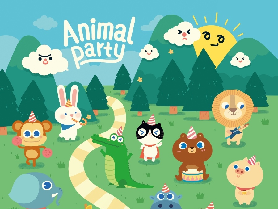 Animal Party_林P酱-站酷ZCOOL