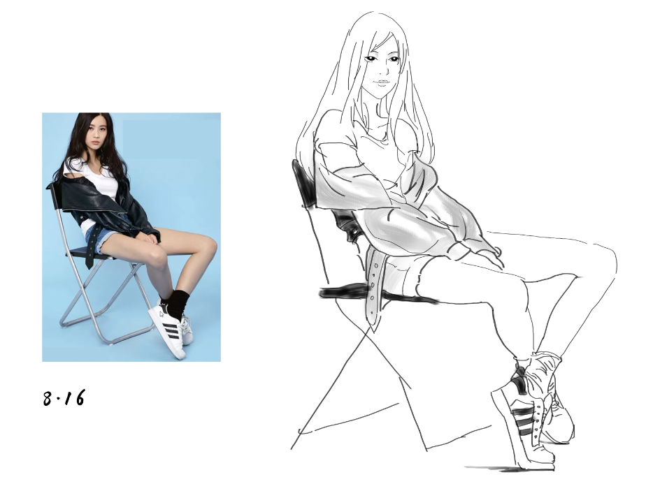 人物速写六_交互式-站酷ZCOOL