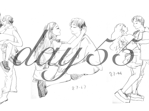 速写60天挑战赛day55_剪刀手爱德田-站酷ZCOOL