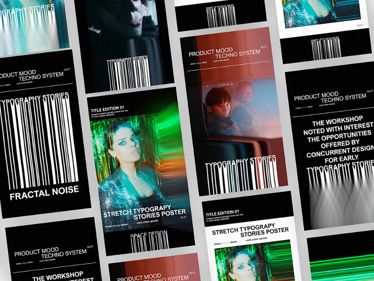 AE模板 | 时尚动态竖板悬疑海报片头_猿文件网官方账号-站酷ZCOOL