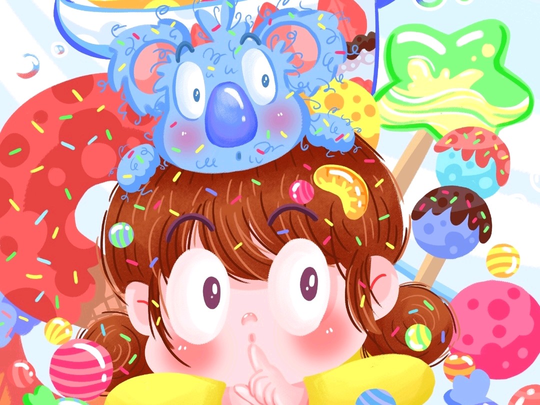 暑假要有冰激凌_婉兮清扬wxqy-站酷ZCOOL