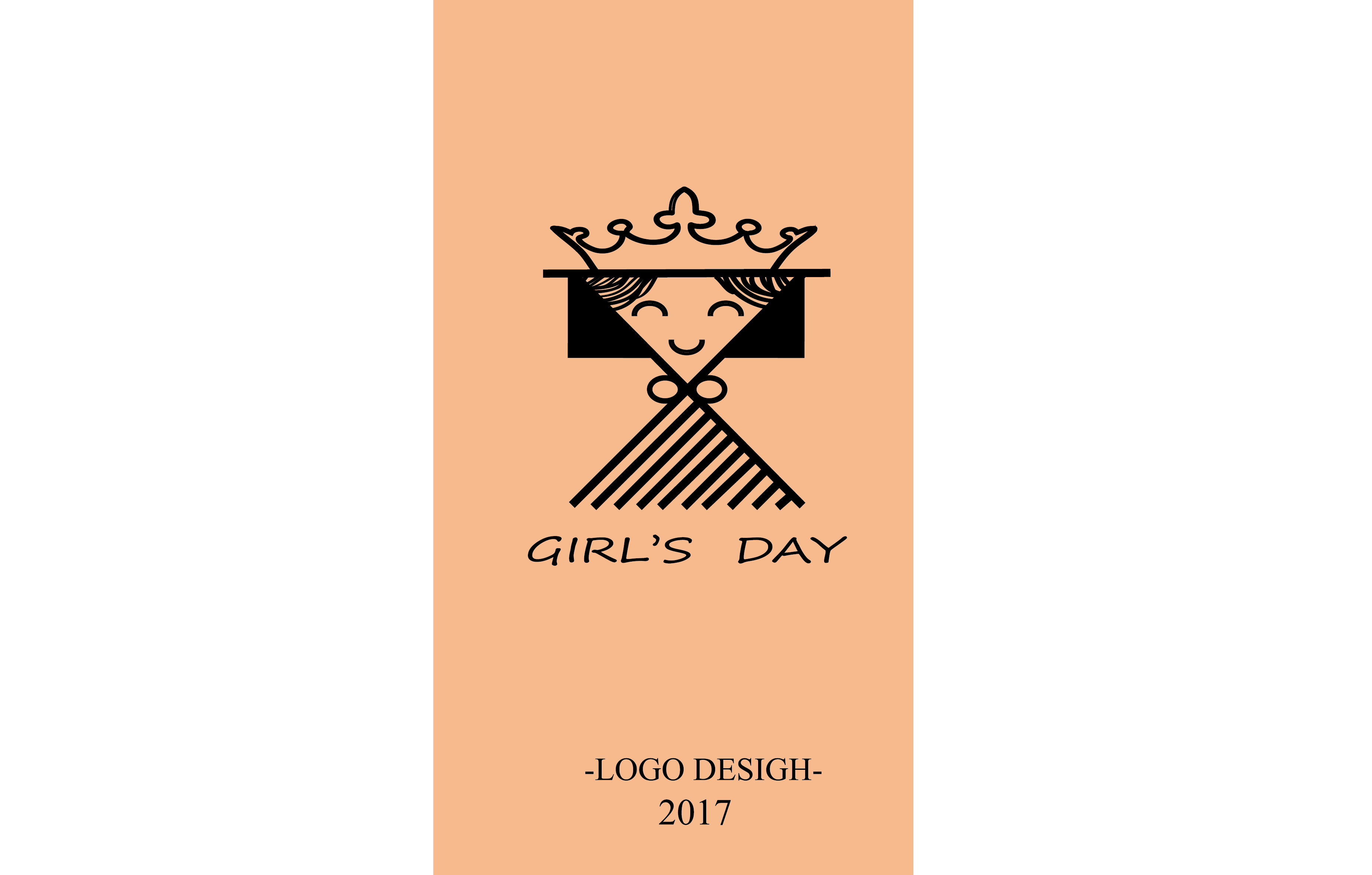 可爱女生节标志_奈良1996-站酷ZCOOL