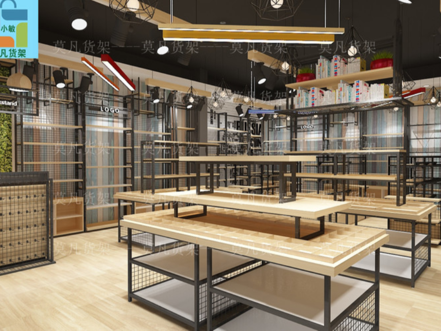 白山百货店陈列架效果图-莫凡货架厂家的报价在线咨询_莫凡2580-站酷ZCOOL