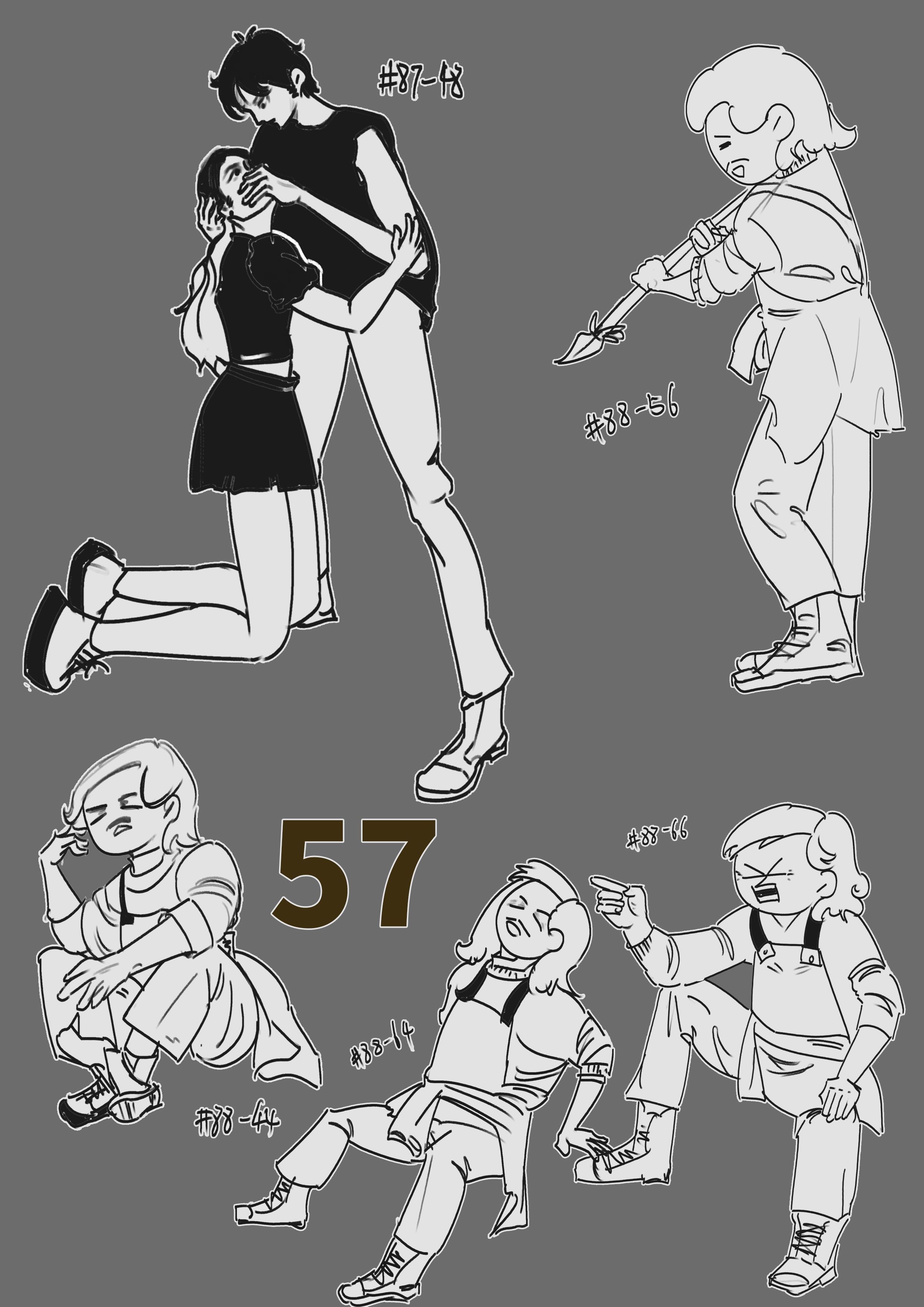 #速写60天挑战赛# DAY 57 @速写班长_不识君三天没吃饭-站酷ZCOOL