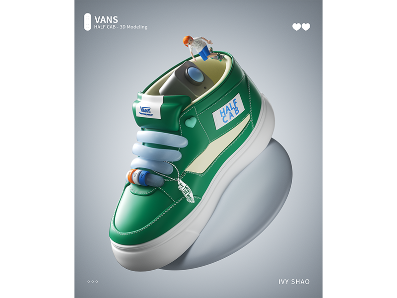 Vans Half Cab小场景_Ivy_Shao-站酷ZCOOL