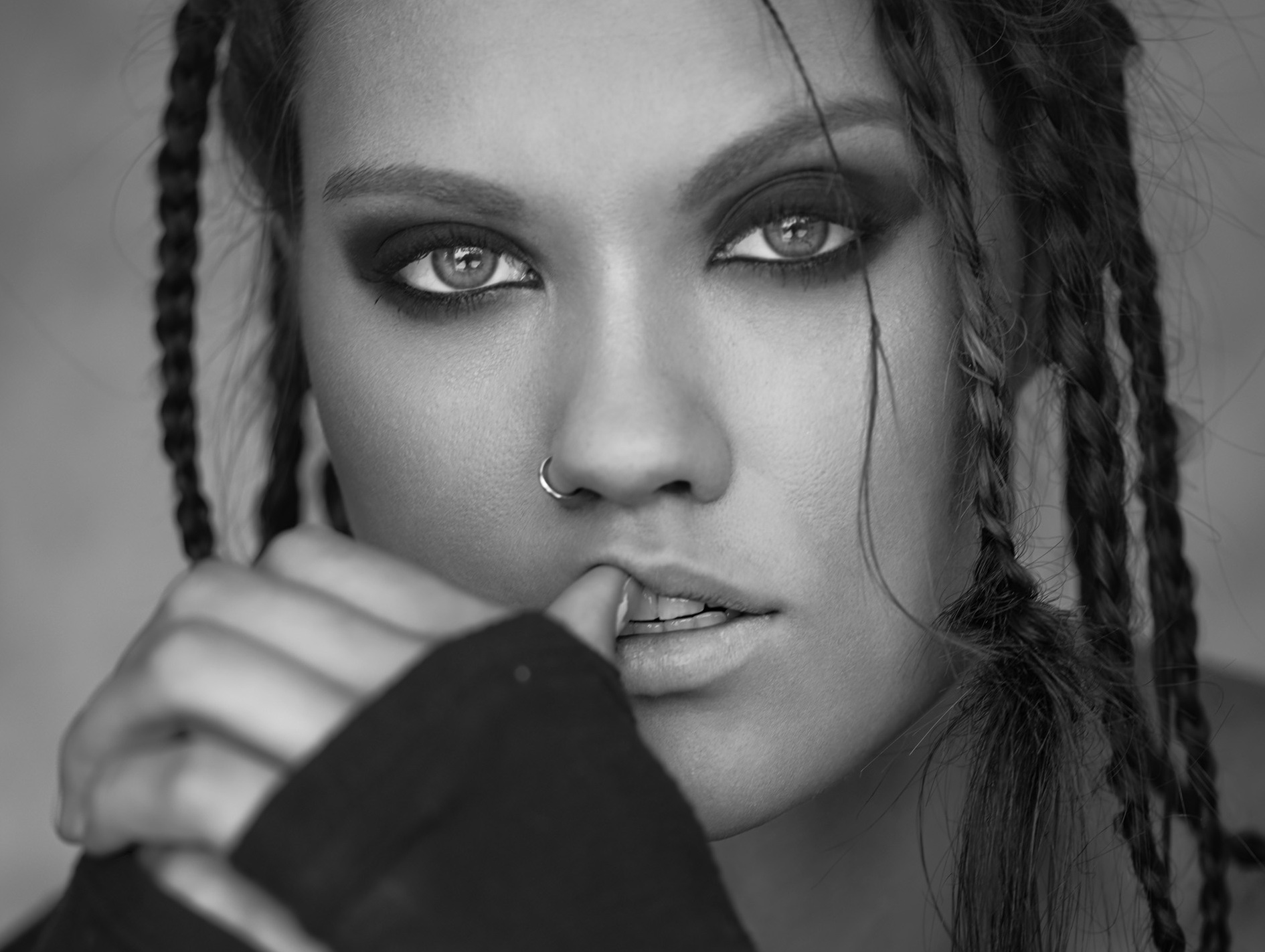 全美超模冠军Laura James_修图师李汀-站酷ZCOOL