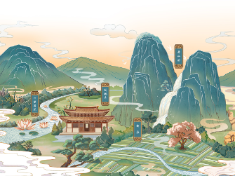 景瑞·无双——国风插画手绘长卷_Mzen-站酷ZCOOL