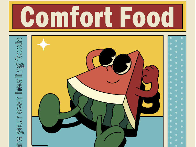 字体版式练习-我的comfort food_啊科科科啊-站酷ZCOOL