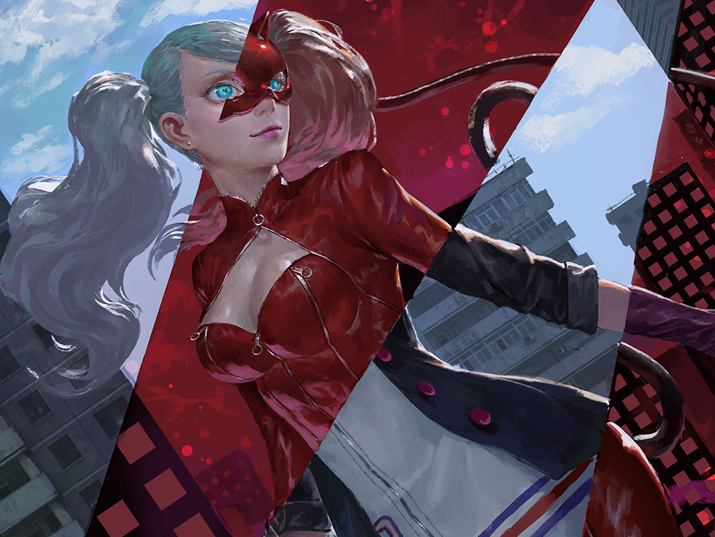 p5高卷杏_蓝颜调-站酷ZCOOL