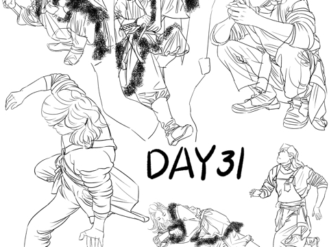 #速写60天挑战赛# @速写班长 day31_Dedue-站酷ZCOOL