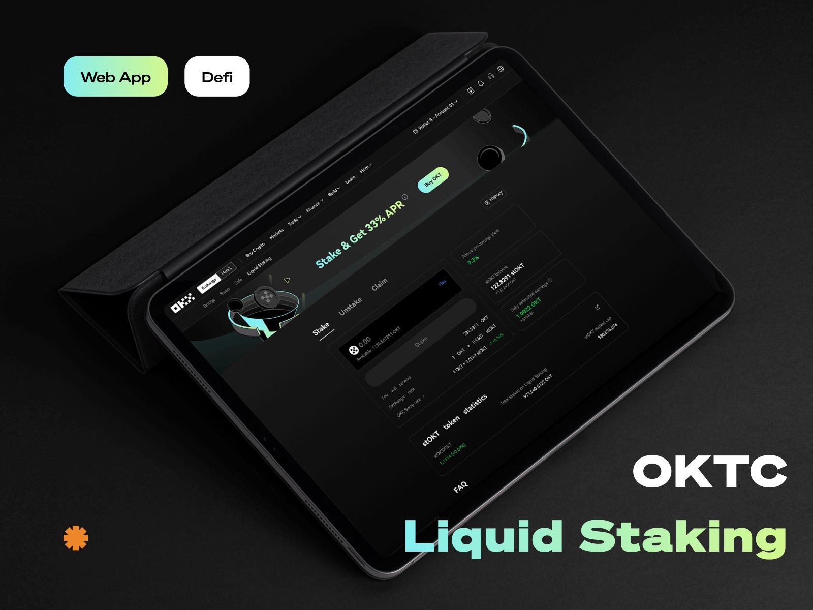 Liquid Staking 区块链项目_流动性质押_一条好好做设计-站酷ZCOOL