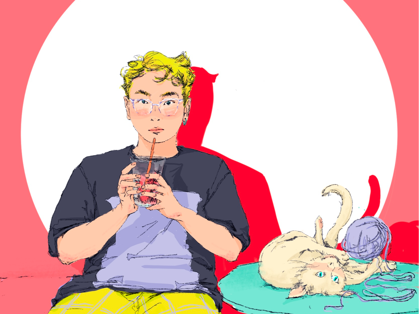 日常练习，小插画_Fufu_M8-站酷ZCOOL