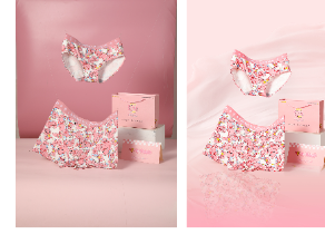 粉色情侣内裤精修合成_小九九LL-站酷ZCOOL