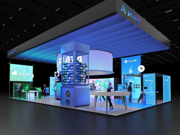 Concept Booth design_HiveFundesign-站酷ZCOOL