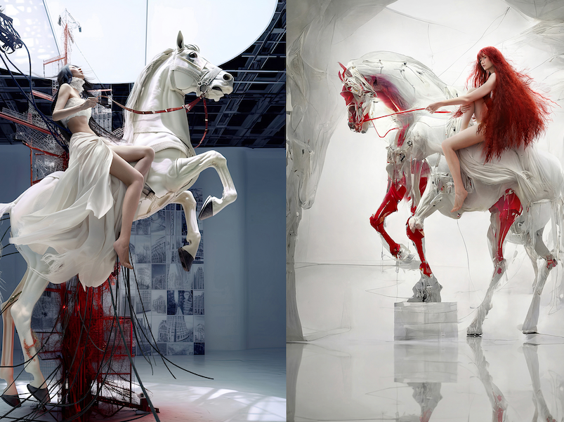 AI摄影—中世纪美学x未来系列—Lady Godiva_张皓宸ShakingX-站酷ZCOOL