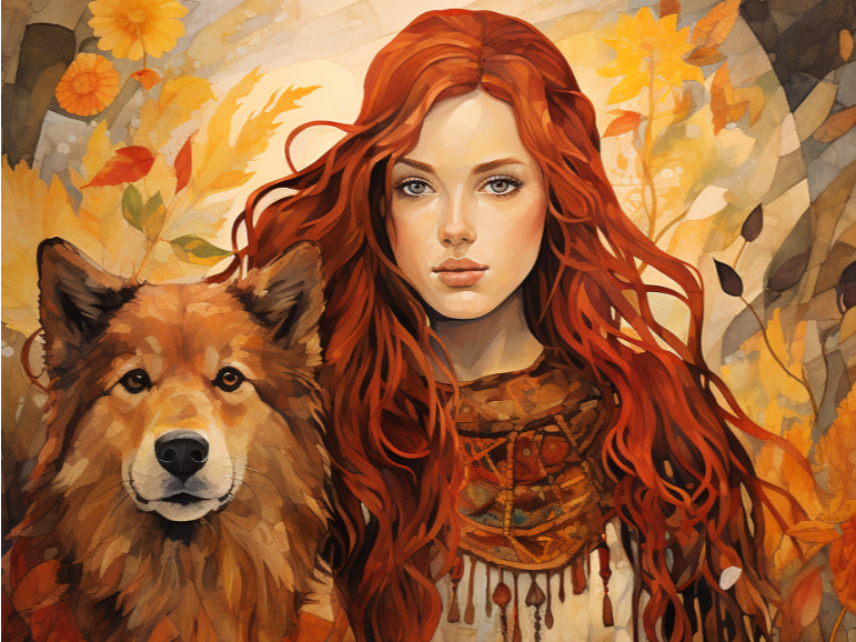 MJ-ai【红发女孩系列】_阿纳托里-站酷ZCOOL