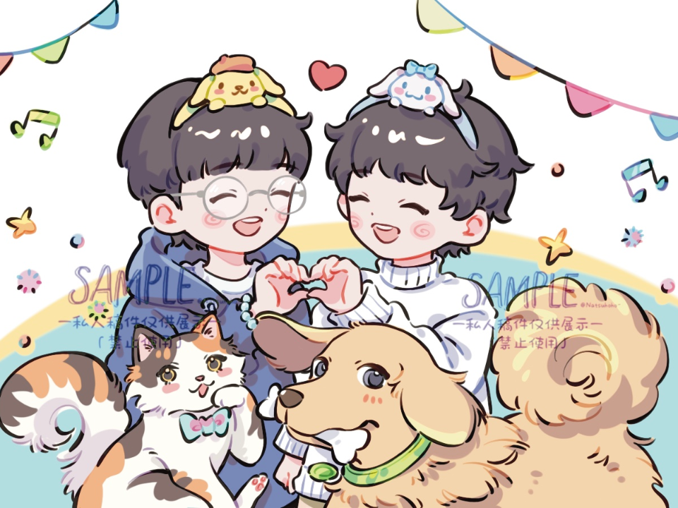 qq人贴贴_Natsuhoho-站酷ZCOOL