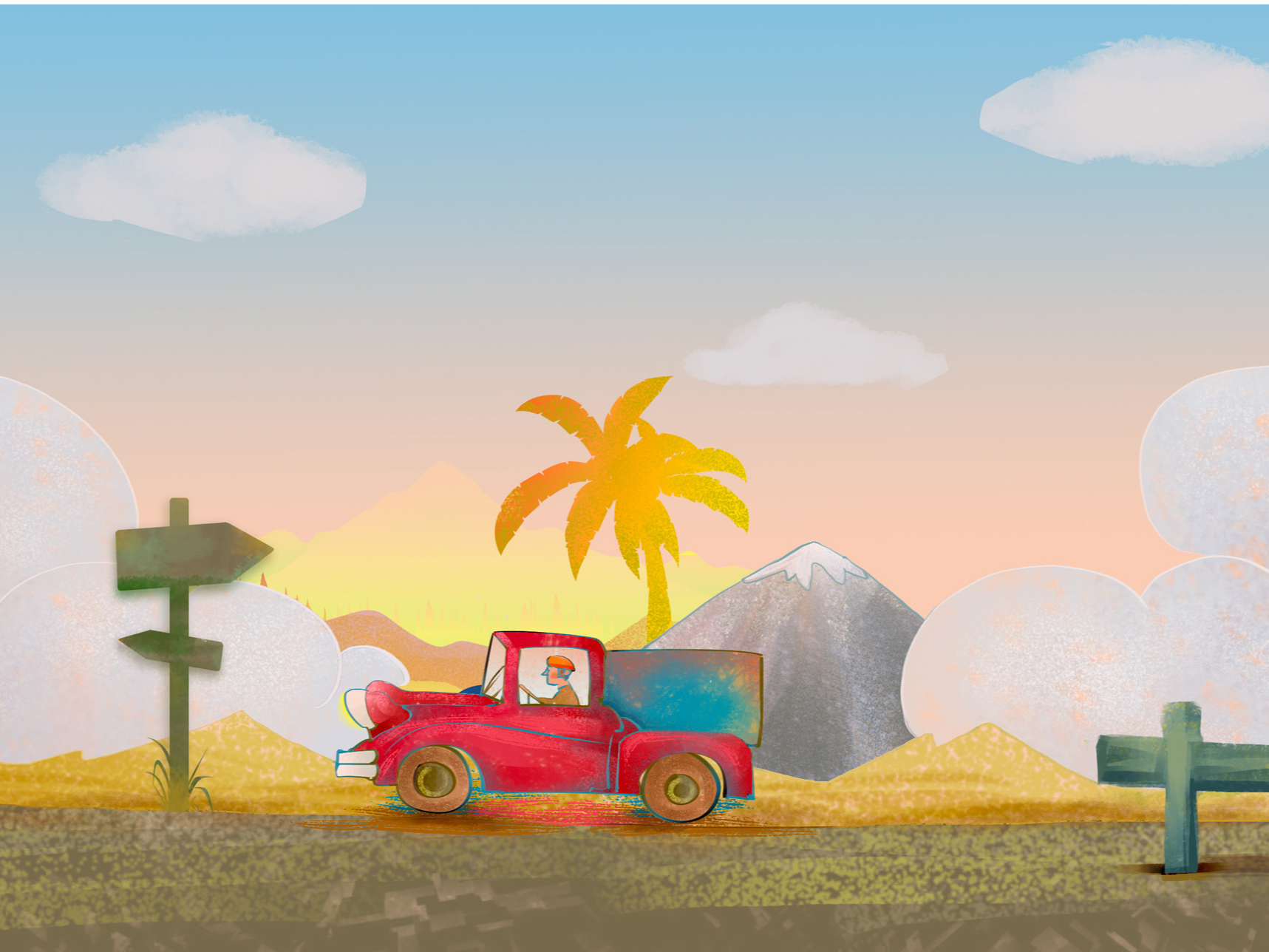 【画师繁星3.0】第一期第一周|乡村小镇_NMS南木生-站酷ZCOOL