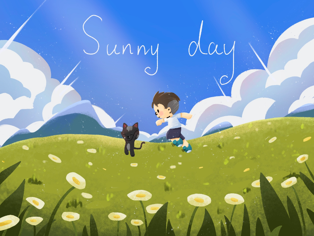 60天插画打卡挑战-day29雨天_鹿鸣画画了吗-站酷ZCOOL