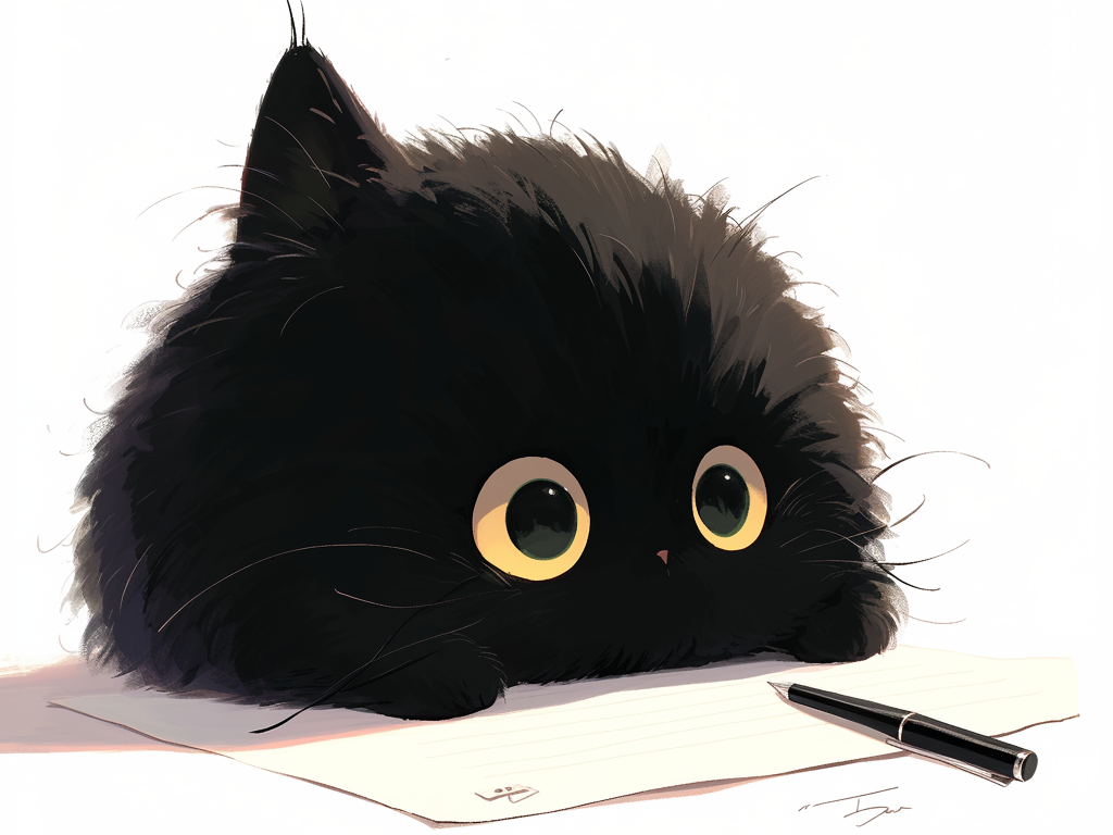 猫猫我呀，长着一双卡姿兰大眼睛哦🐱_Young_Money-站酷ZCOOL