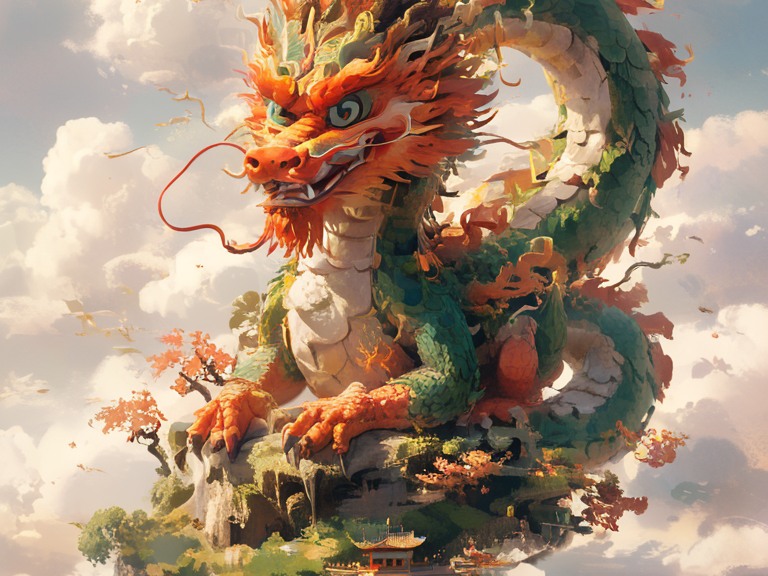 龙年AI守护神_小文子Plus-站酷ZCOOL