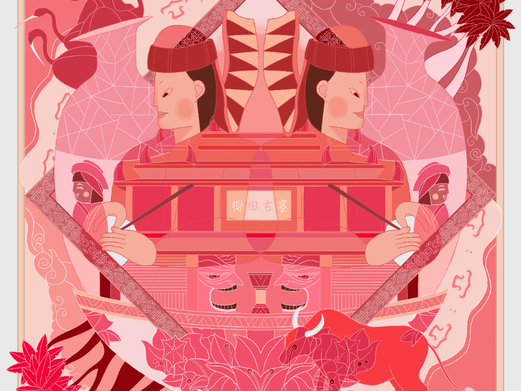 椰风海韵_黑hey糖-站酷ZCOOL