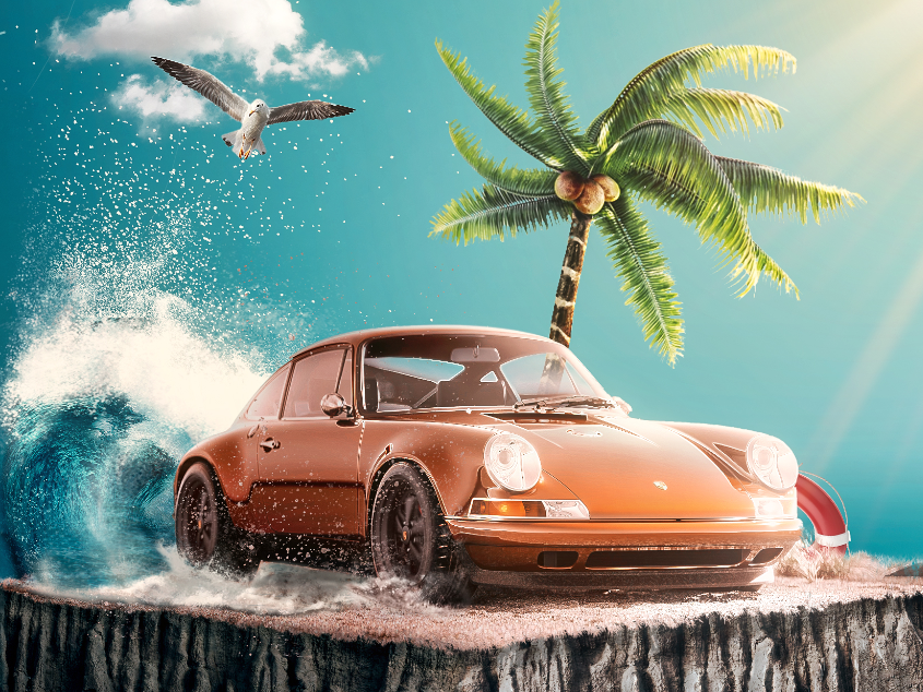 porsche海报_C巴达克斯-站酷ZCOOL