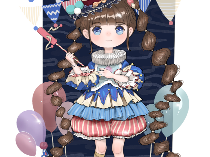 小女孩_Alu阿-站酷ZCOOL