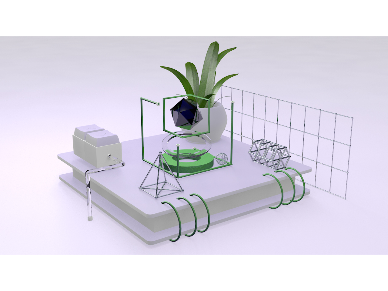 【C4D】2022/11/26练习_陈暧peng-站酷ZCOOL