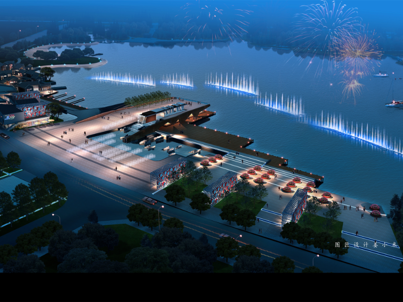 大型室外鸟瞰 透视图_小米爱设计灬-站酷ZCOOL