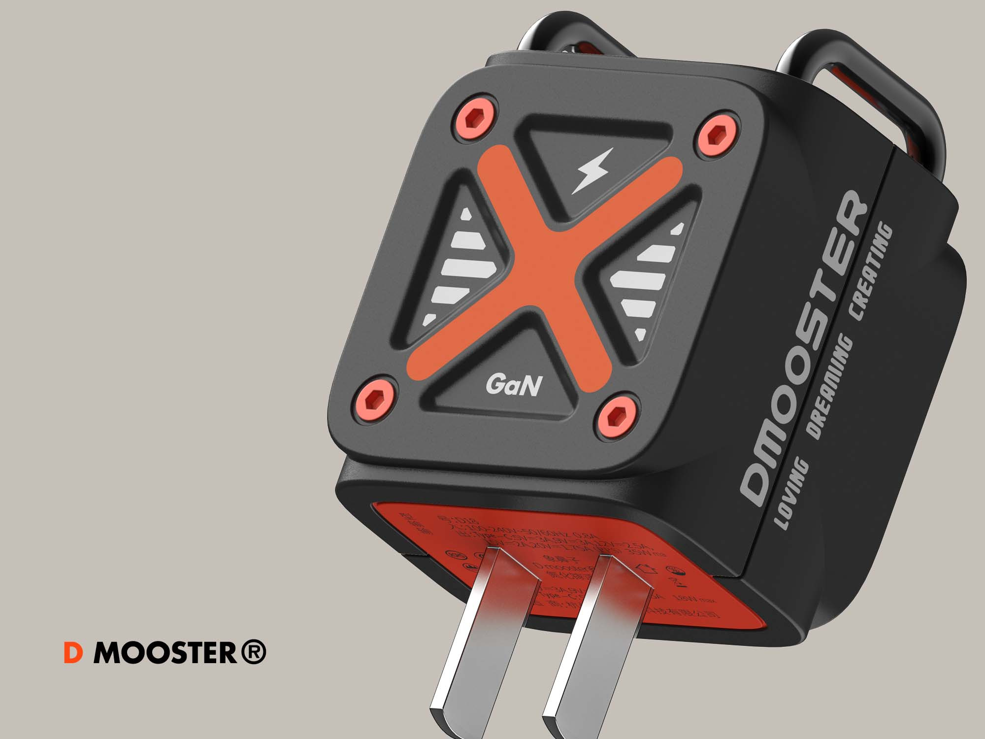 D MOOSTER® | POWER CUBE氮化镓适配器_DMOOSTER-站酷ZCOOL
