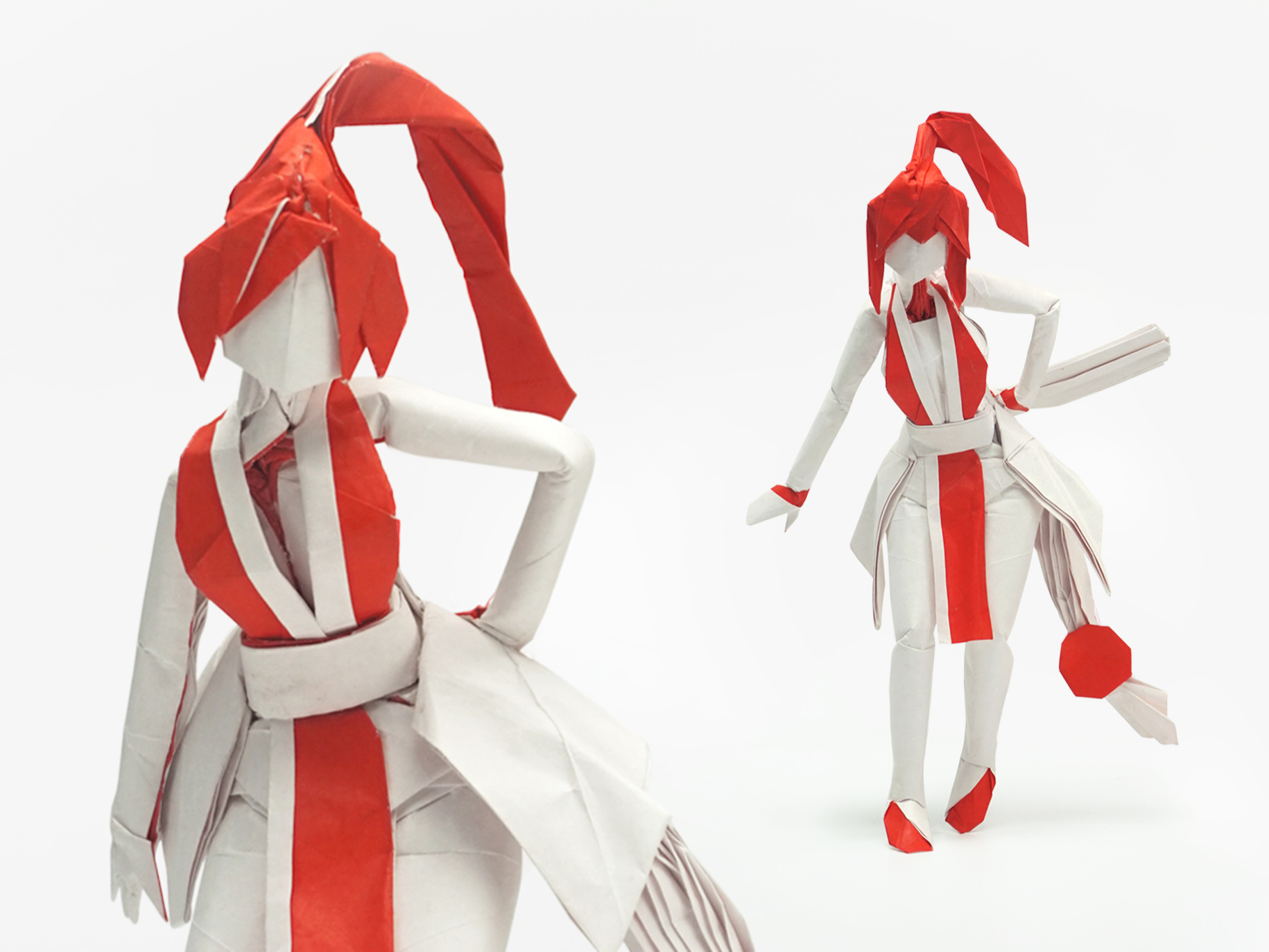 折纸设计 不知火舞_某一个晓-站酷ZCOOL