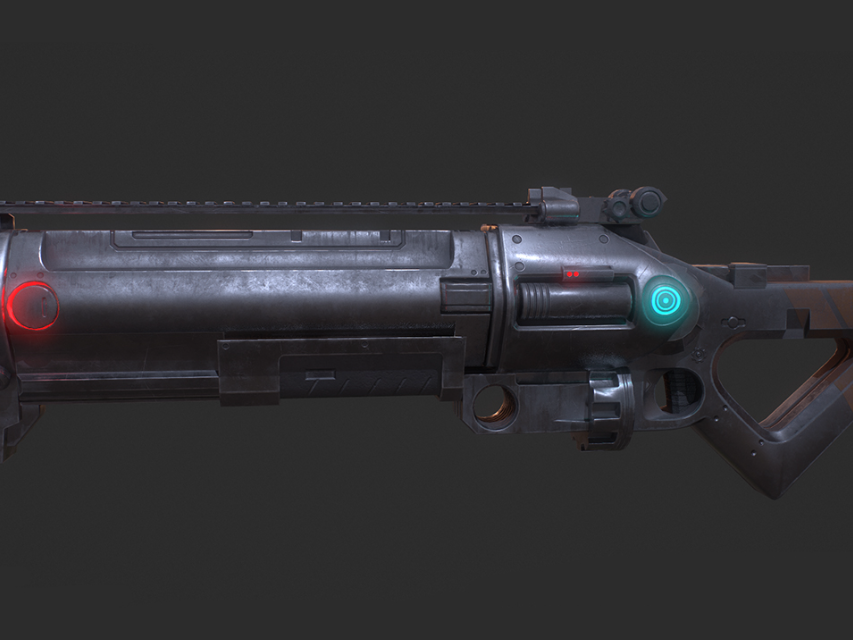 【3dmax建模】科技枪 枪械建模教程，超详细模型教学_Alan安澜-站酷ZCOOL