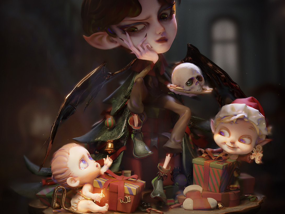 “餐前仪式”_即白_Bai-站酷ZCOOL