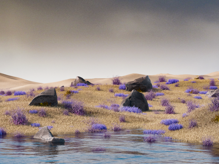 程序化风景渲染图_Xixi4551-站酷ZCOOL