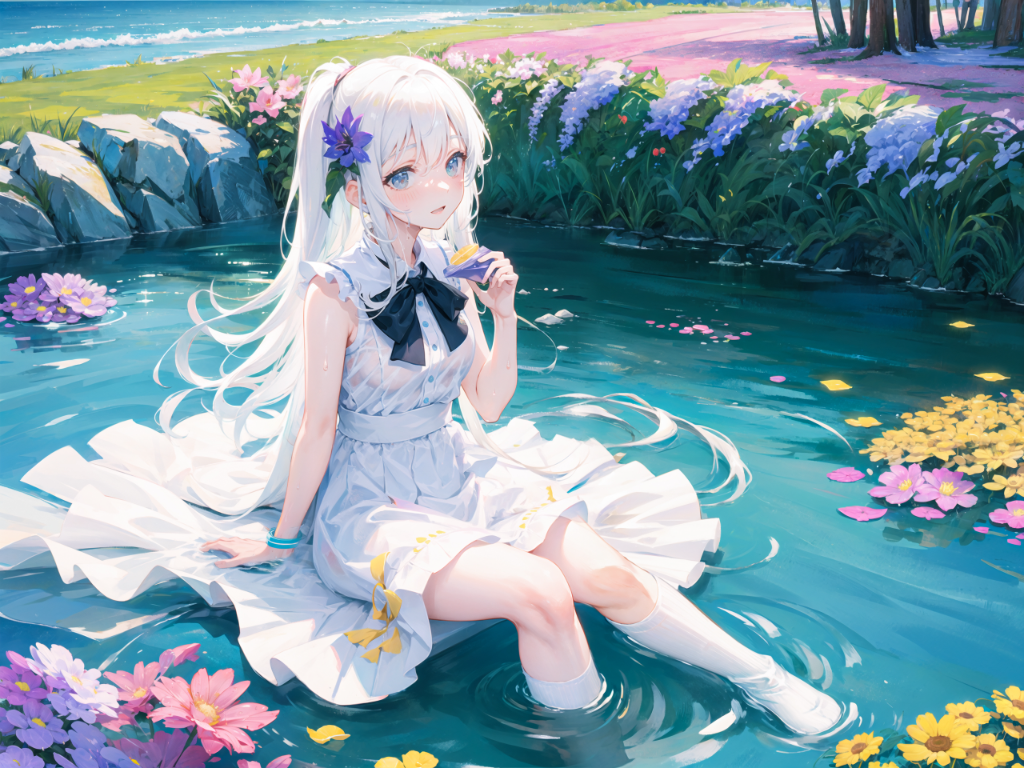 水中少女 9527模型_linboAqua-站酷ZCOOL