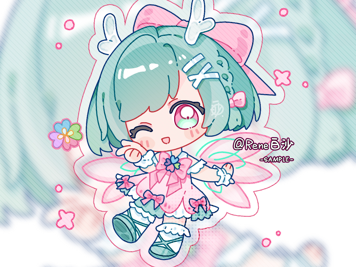 【同人绘画】王者荣耀瑶Q版立绘_Rene白沙-站酷ZCOOL