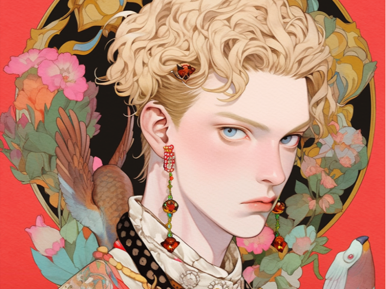 古典与时尚的花样男子_米魔mimimo-站酷ZCOOL