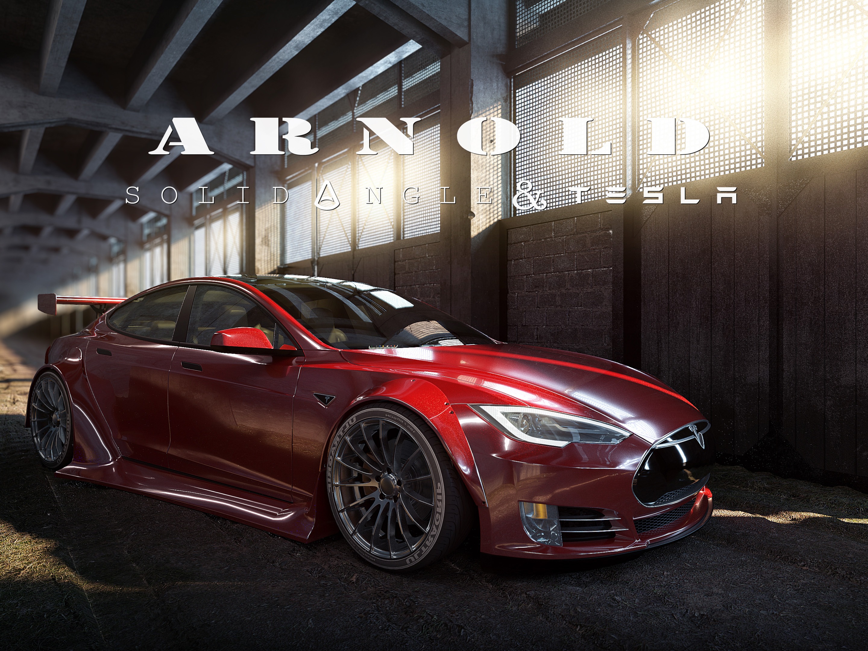 特斯拉-渲染_W_Levent-站酷ZCOOL