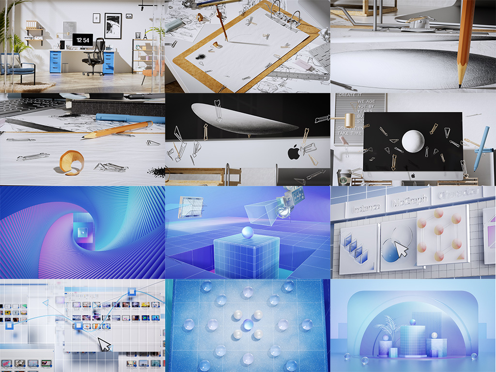 小球转场运镜C4D动画_大梦小半liu-站酷ZCOOL