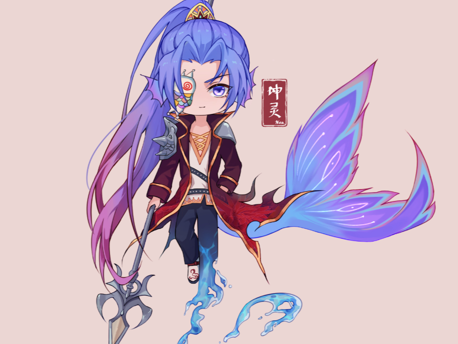 General of the Mermaid Clan_Nea坤灵-站酷ZCOOL