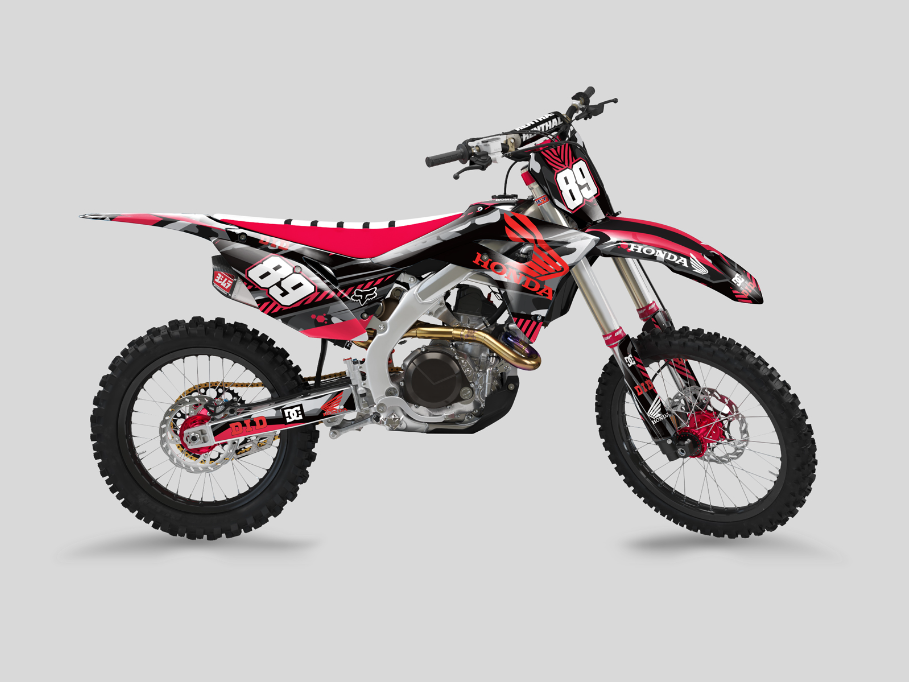 本田越野摩托车图案设计_魔花DH-站酷ZCOOL