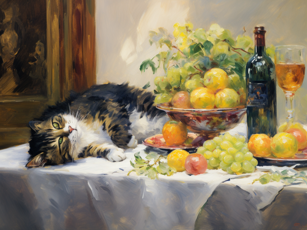 MJ-ai【油画猫咪系列】_阿纳托里-站酷ZCOOL