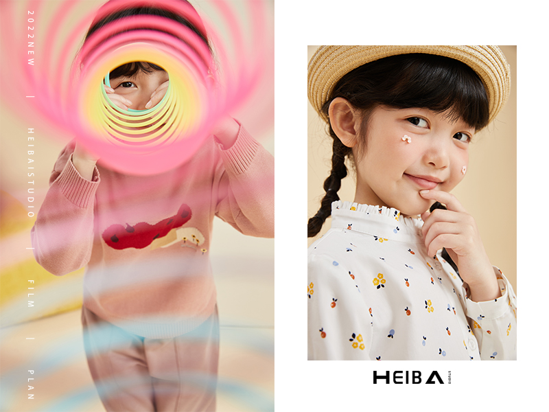 HEIBAI • 电商 | 知应品牌童装“两小无猜”_杭州黑白影像-站酷ZCOOL