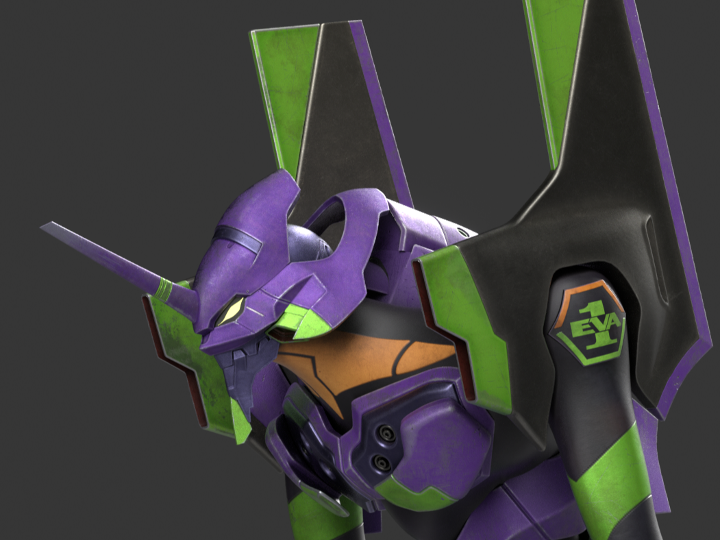 EVANGELION EVA-01_正经建模-站酷ZCOOL