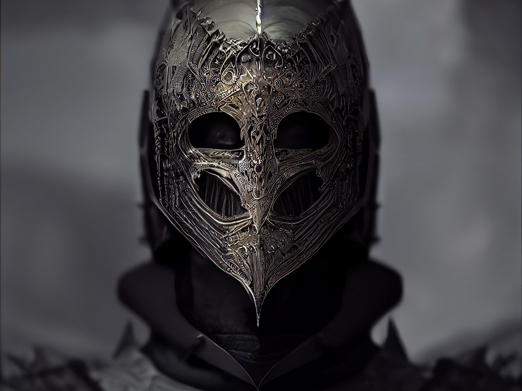 暗黑风格的头盔铠甲_概念DY-站酷ZCOOL