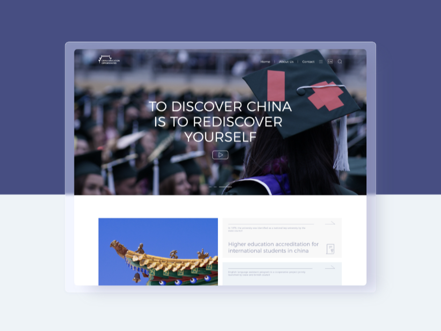 中国教育国际交流协会官网_素马设计-站酷ZCOOL