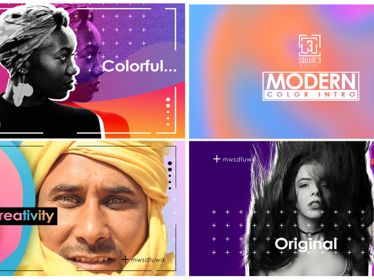 AE模板 | 丰富而生动的色彩介绍宣传片_猿文件网官方账号-站酷ZCOOL