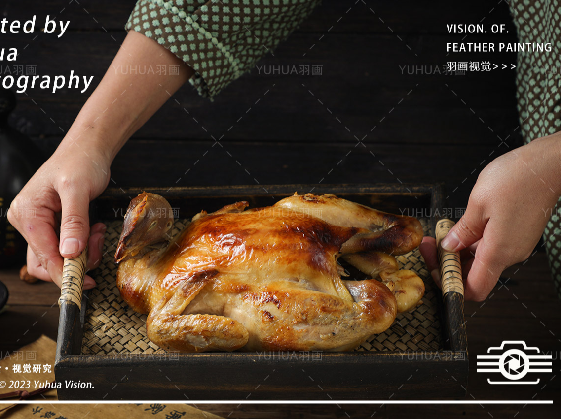 鸽杂 烤鸽子 烤鹌鹑 脆皮乳鸽皇 烤鸡 烧鸡 烤鸭 烧烤_YUHUA羽画-站酷ZCOOL